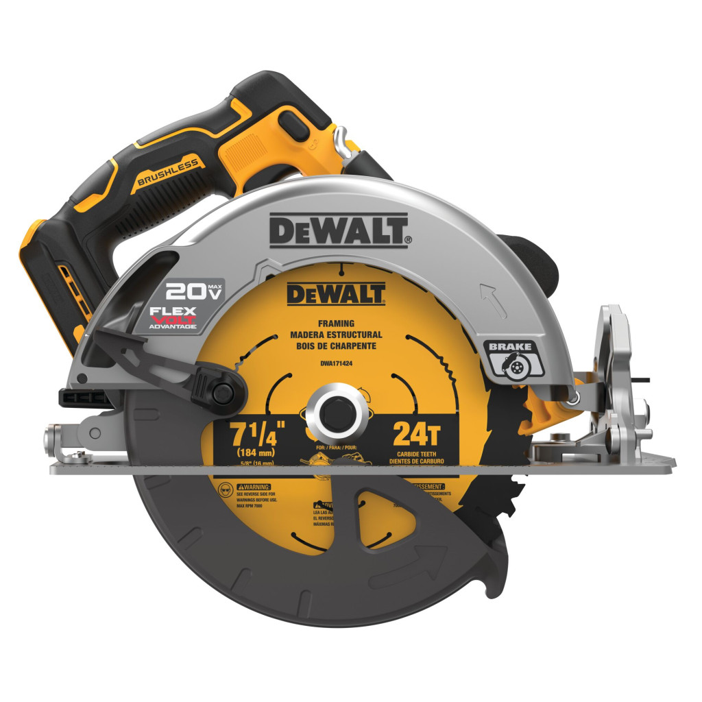 20V MAX* 7-1/4 In Brushless Cordless Circular Saw With FLEXVOLT ...